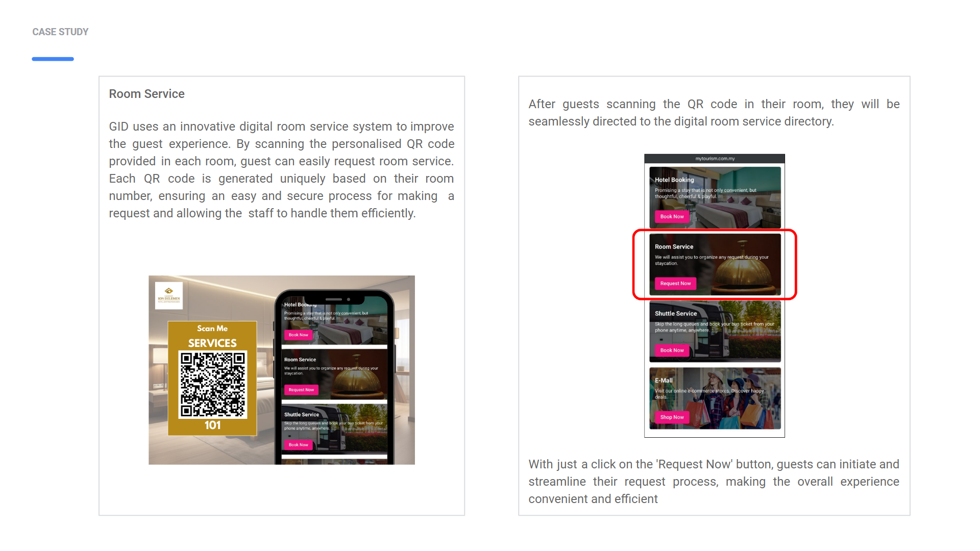Room Service – Online Booking Reservation